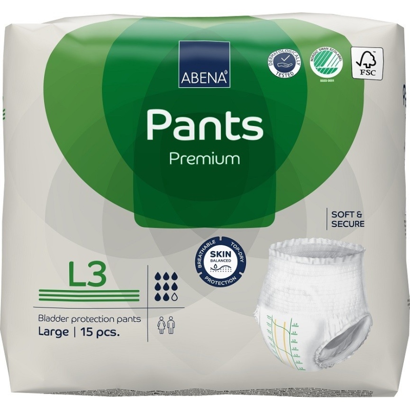 Abena Pants L3 - Chiloti incontinenta adulti cu absorbtie 2400 ml - 15 ...